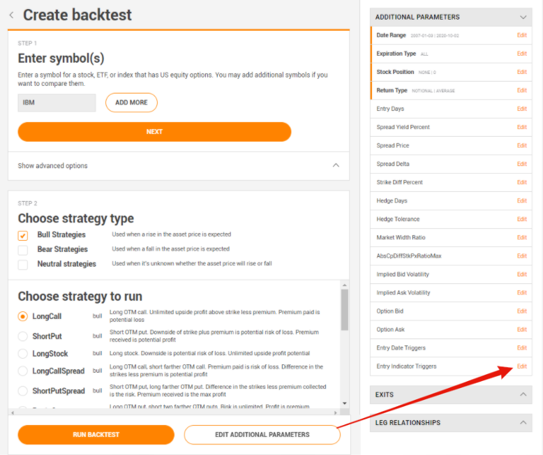 Technical Indicators And Volatility For Triggers In Backtesting And